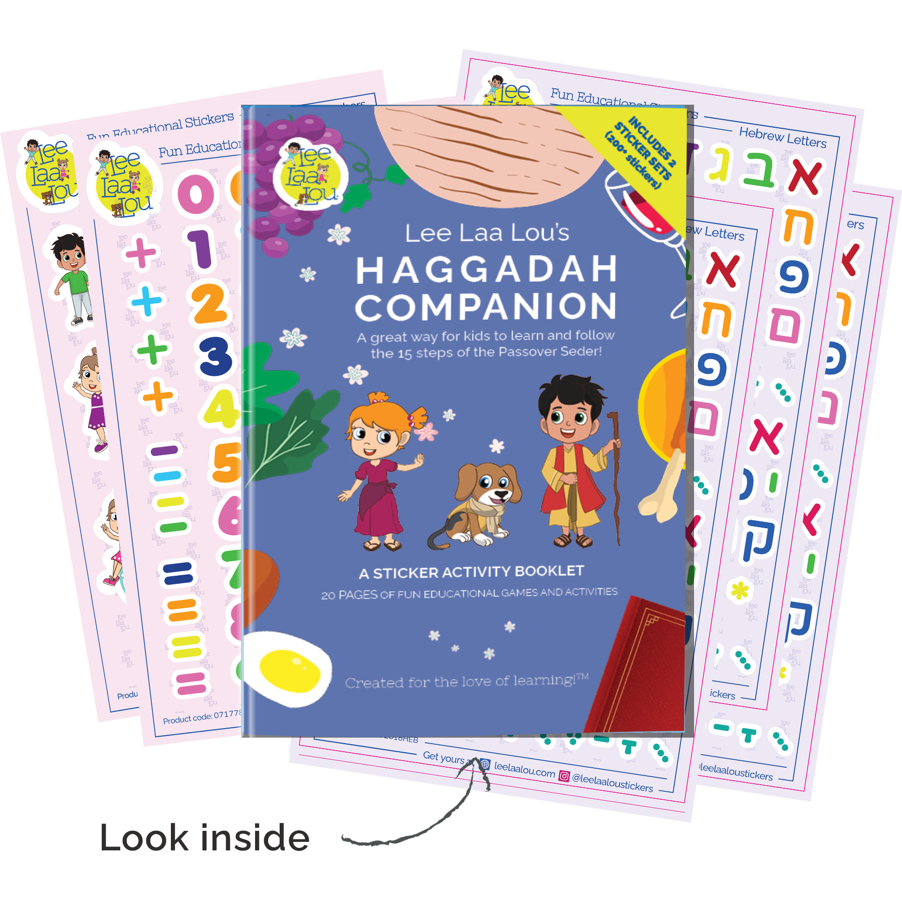 The Passover Haggadah Companion - A sticker activity booklet – Lee Laa Lou